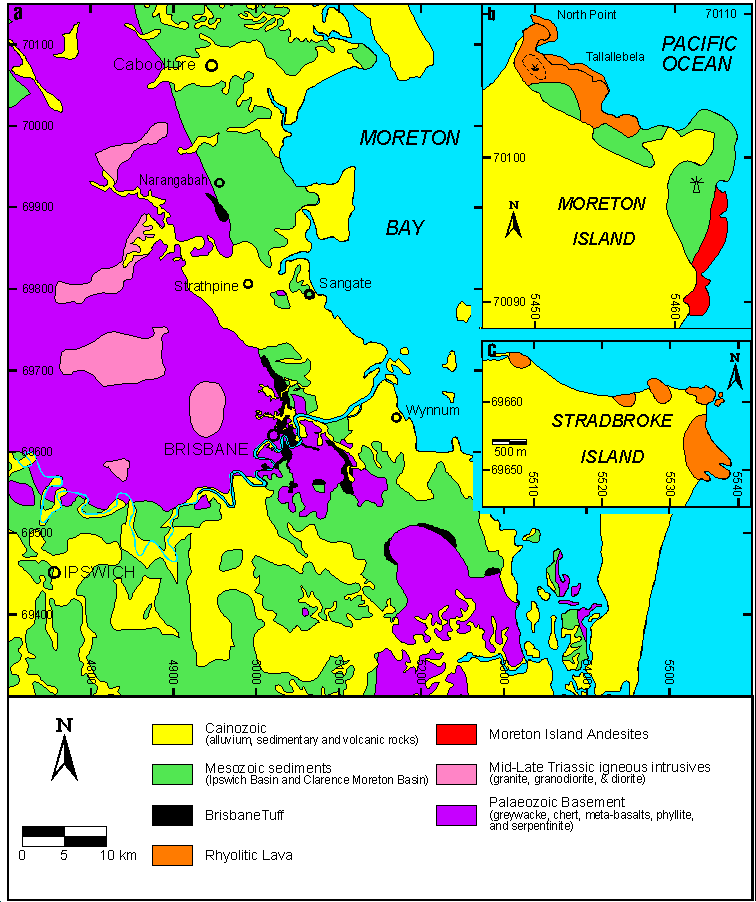 Figure 3. Distribution of volcanic rocks of Triassic age in the ...