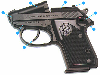 BERETTA - Small frame Pistols
