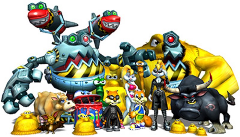 Imagemap - Conker's bad fur day