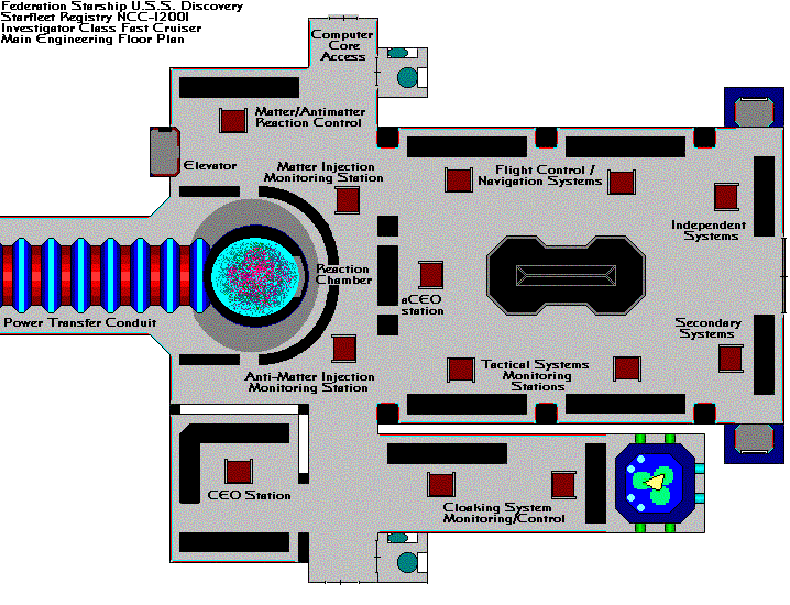 USS DISCOVERY - Starship's Interior Descriptions