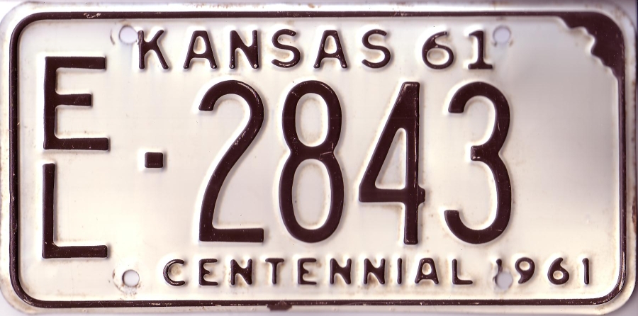Kansas License Plates 1976 to Today -- Jacob's License Plate Website