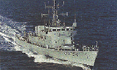 Another view of the "Peacock class" corvette