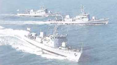 These three(3) "Peacock class" corvettes were turned over to the ...