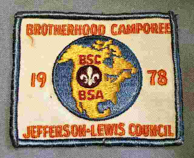World Brotherhood Camporee Official Flag Patches (Badges)