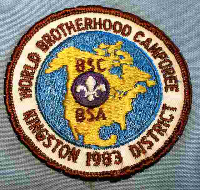 World Brotherhood Camporee Official Flag Patches (Badges)