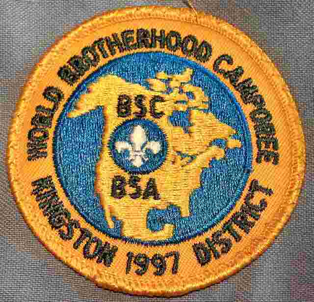 World Brotherhood Camporee Official Flag Patches (Badges)