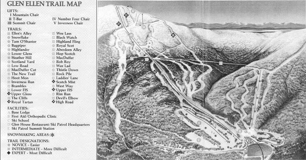 Old Mt. Ellen Maps