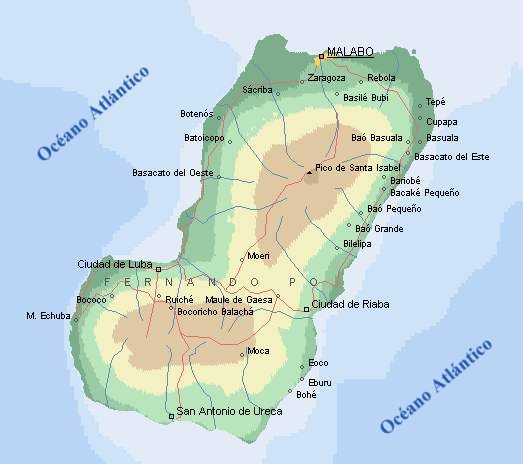 MAPA DE BIOKO