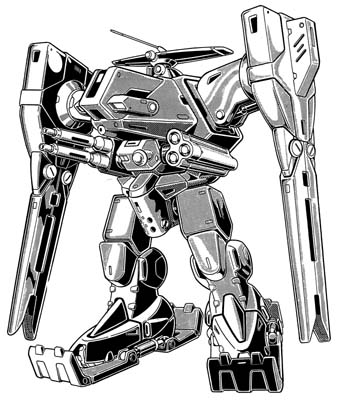 4th Robotech War: ADR-14 Razor Air Defense Robot
