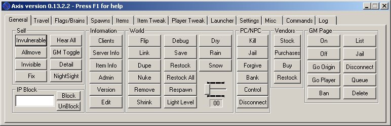 General Tab