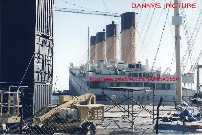 Titanic The Movie Back stage